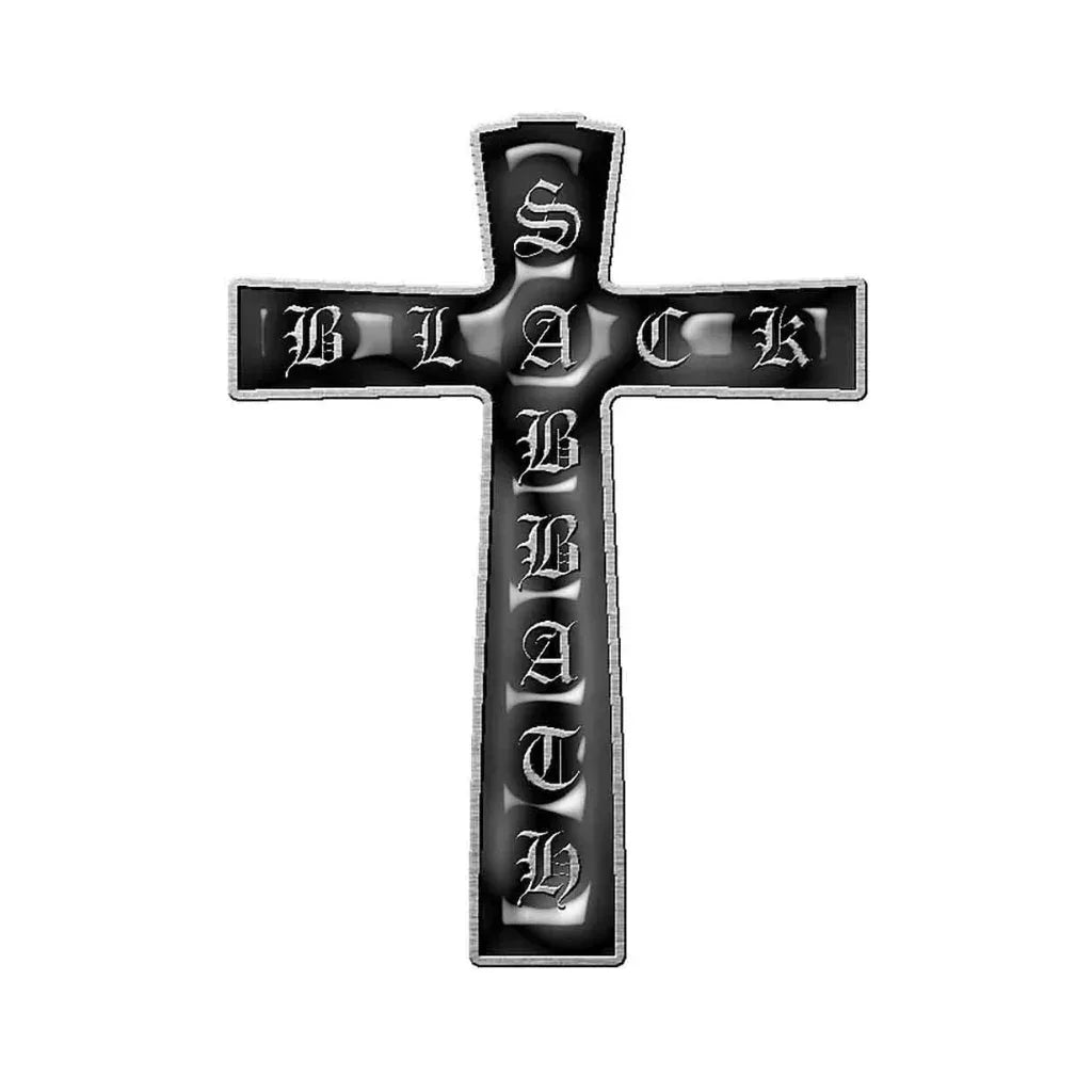Black Sabbath Metal Anstecker Pin - Motiv: Cross – Totenkopf.com